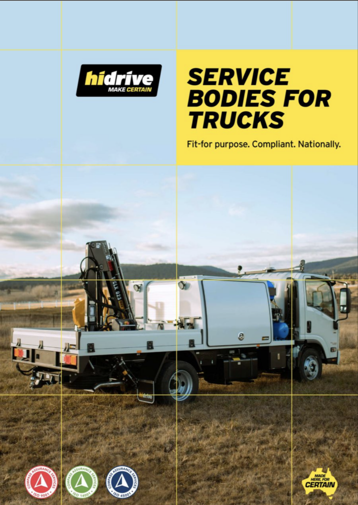 Truck Service Body Brochure : Jewell Projects
